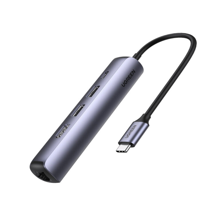 UGREEN 50209 USB C Hub with 4K HDMI, 5-In-1 Type C OTG Hub Multi-port ...
