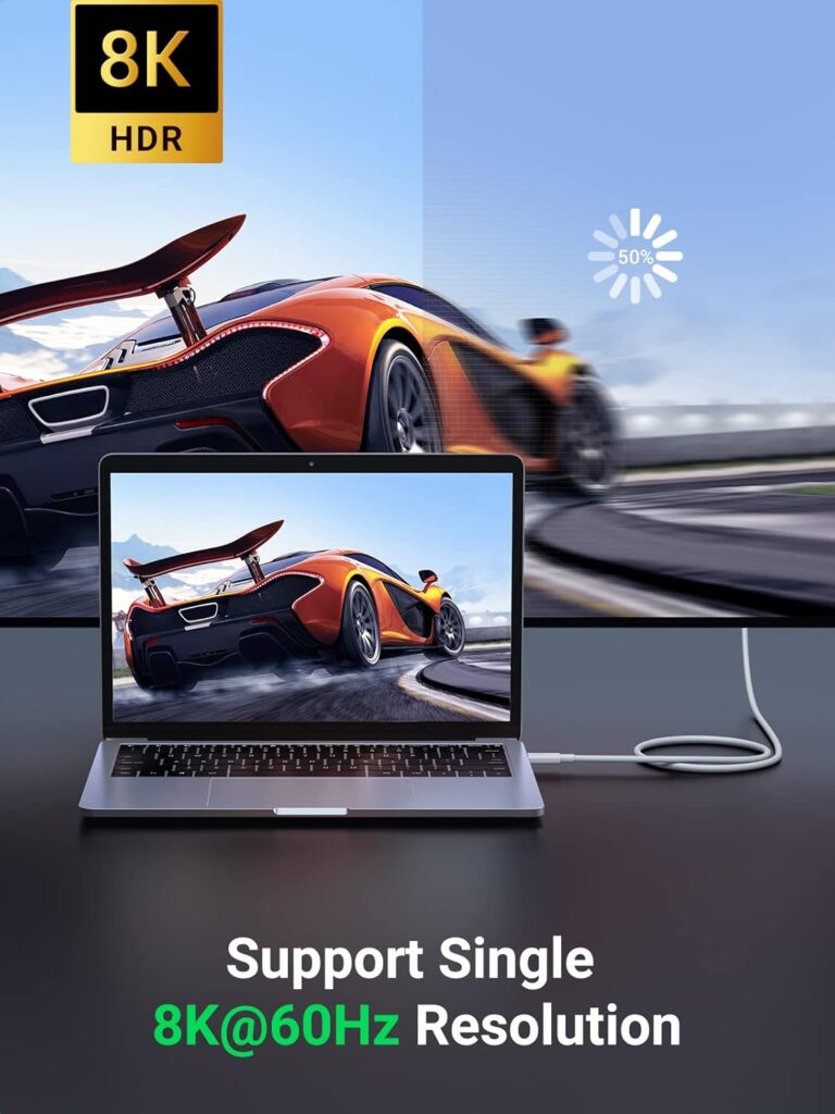 UGREEN 40113 Thunderbolt 3 USB4 Gen3 Cable 40Gbps Data Sync (USB-IF ...