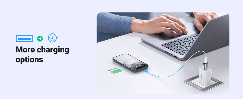 UGREEN 50533 10Gbps USB 3.0 Male to USB C Female Adapter