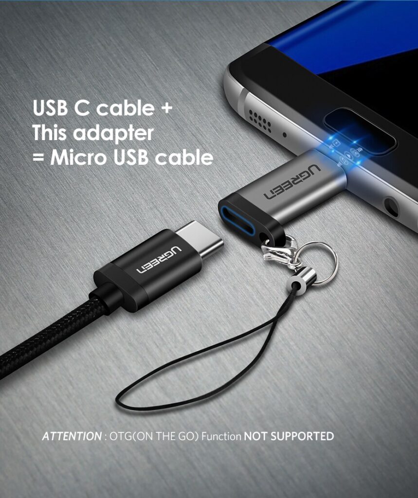 UGREEN 50590 USB-C Female to Micro USB Male Adapter