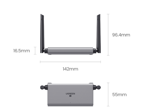 UGREEN 50633 Wireless HDMI Extender TX and RX 50 Meter Range