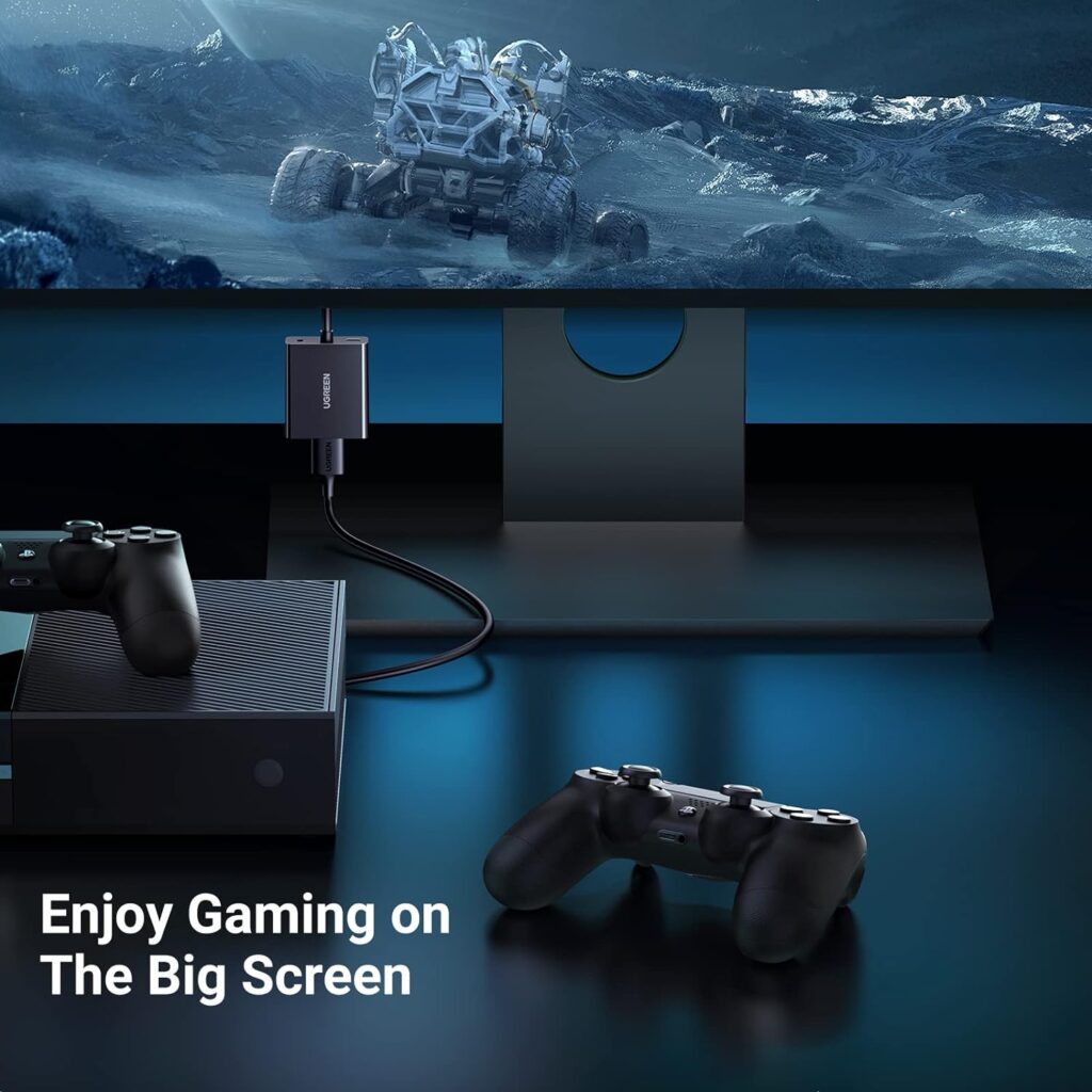 UGREEN 60814 VGA to HDMI Converter with Audio and Power Supply