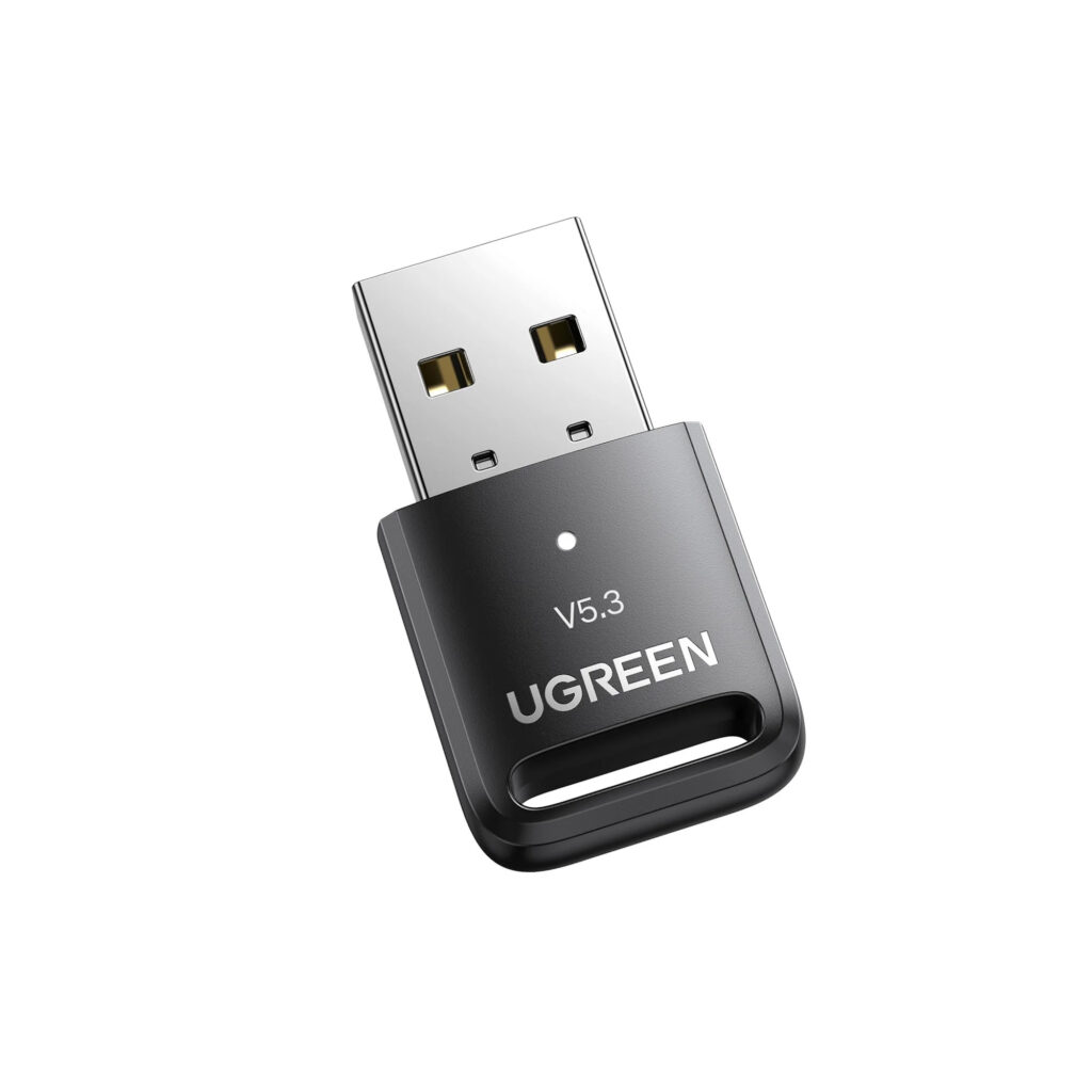 UGREEN 90225 Bluetooth Adapter, USB Bluetooth 5.3 Adapter for PC, Wireless Bluetooth Dongle