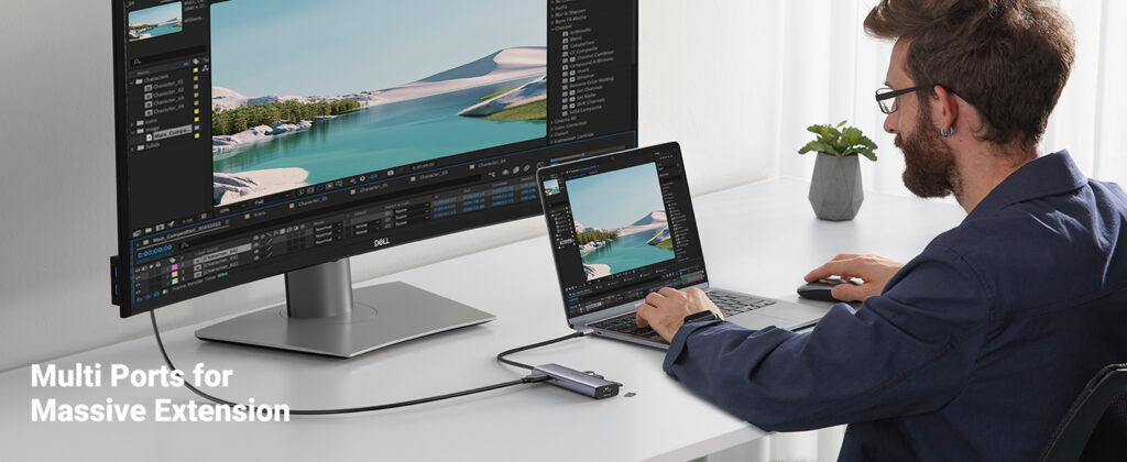 UGREEN 90568 7-in-1 USB C Hub 4K HDMI Multiport Adapter with 1Gbps ...