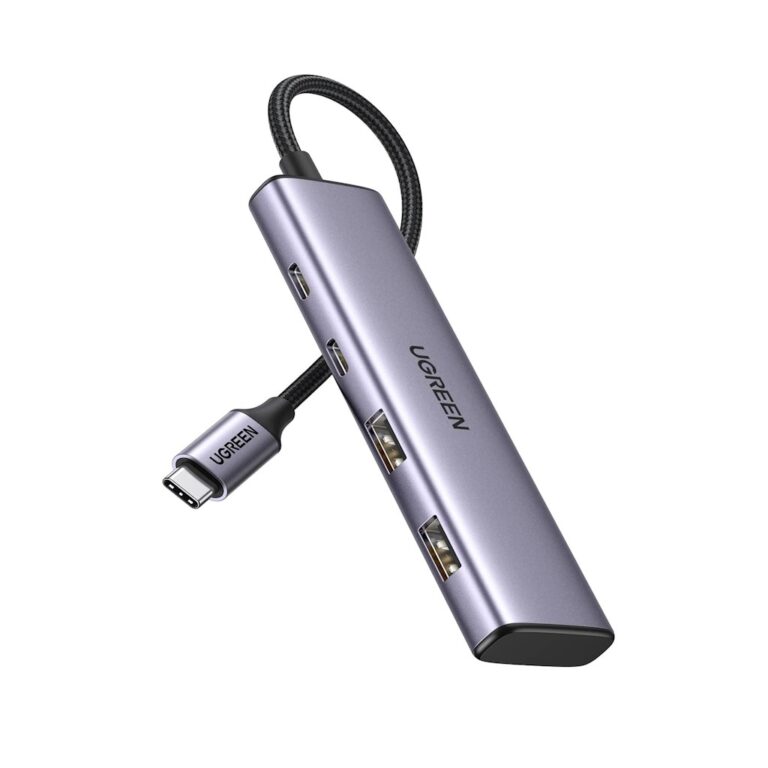 UGREEN 15395 USB-C Hub 4 Ports, USB C Multiport Adapter with 2 USB C ...