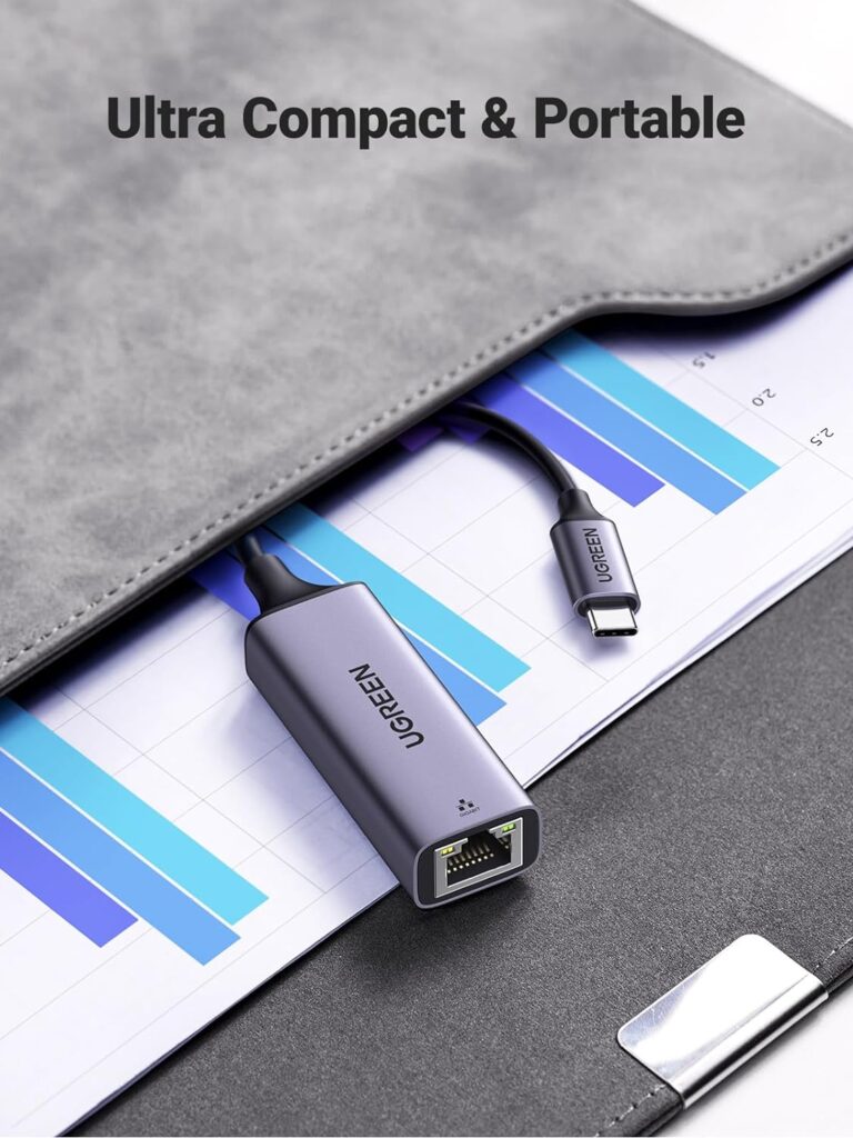 UGREEN 50737 USB C to Ethernet Adapter, Gigabit RJ45 to USB 3.0 Type-C ...