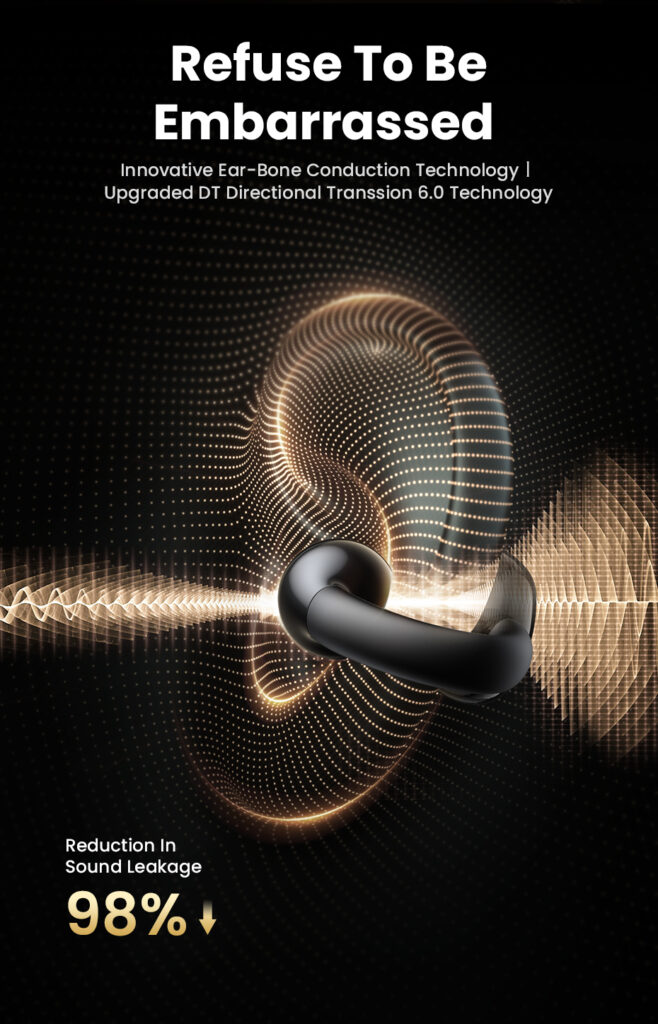 UGREEN 35296 HiTune S3 Wireless Bluetooth 5.4 Earphones Open Ear Noise ...