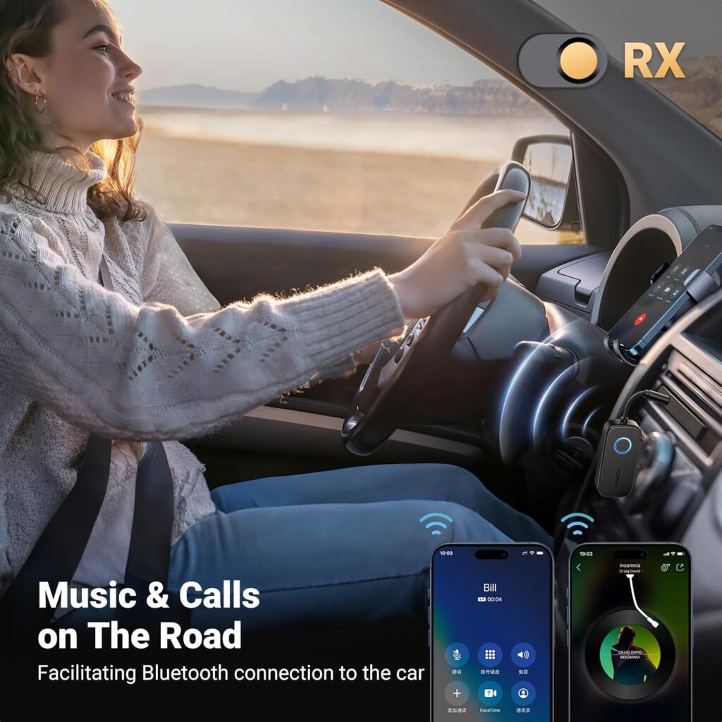 UGREEN 35222 2-in-1 Wireless Bluetooth 5.2 Transmitter/Receiver Adapter