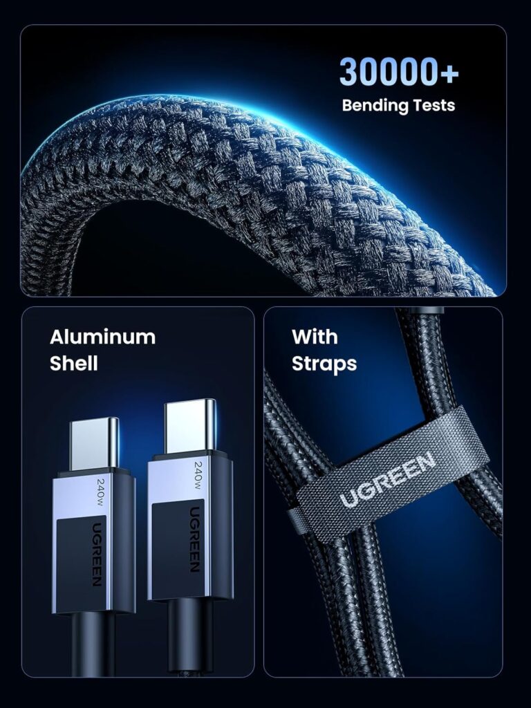 UGREEN 45067 USB-C TO USB-C Cable 240W PD Fast Charging Cable (1 Meter ...