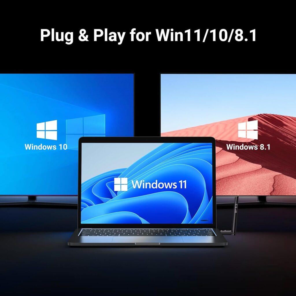 UGREEN 15610 Bluetooth 5.3 Adapter Long Range USB Bluetooth Dongle for ...