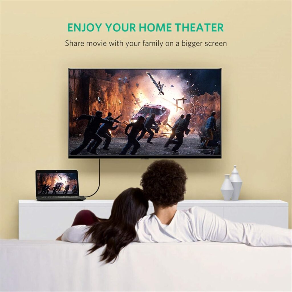 UGREEN 10244 DisplayPort 1.2 DP Male to Male Cable (1 Meter) 4K@60HZ 3D