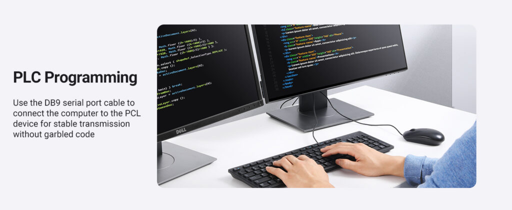 UGREEN 20223 USB to DB9 RS-232 Adapter Cable (3 Meters) PL2303 Chipset