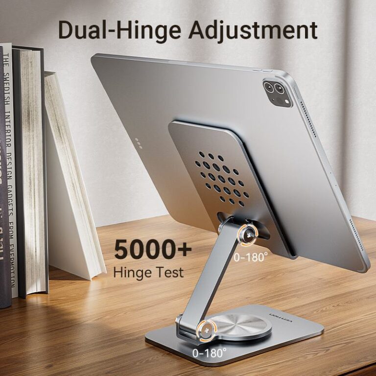 VENTION KSDH0 Articulating Desk Phone Stand 360° Rotatable Aluminum ...