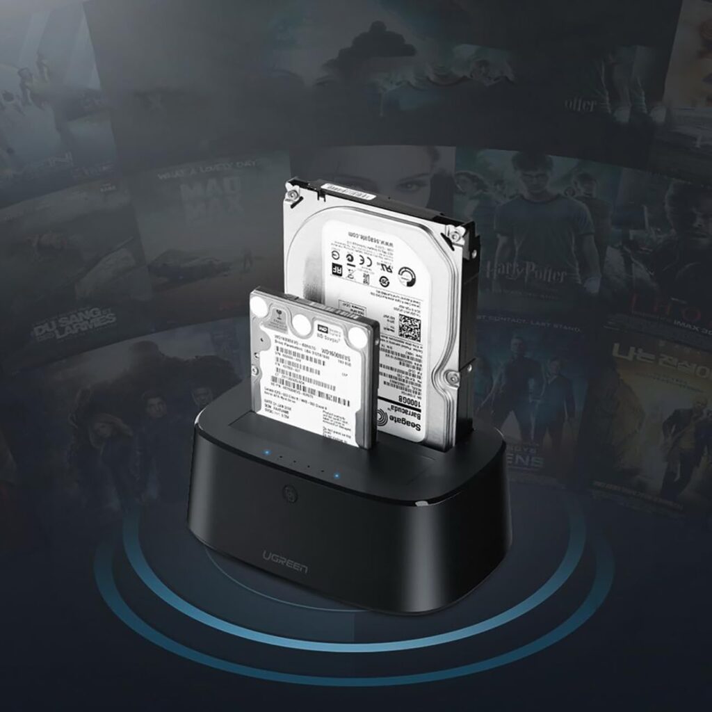 UGREEN 50857 Dual-Bay SATA Docking Station USB 3.0, 28TB Support ...