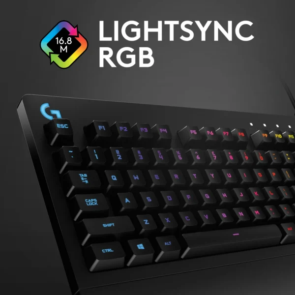 Logitech G213 Prodigy RGB Gaming Keyboard, Mech-Dome Keys, 16.8 Million ...