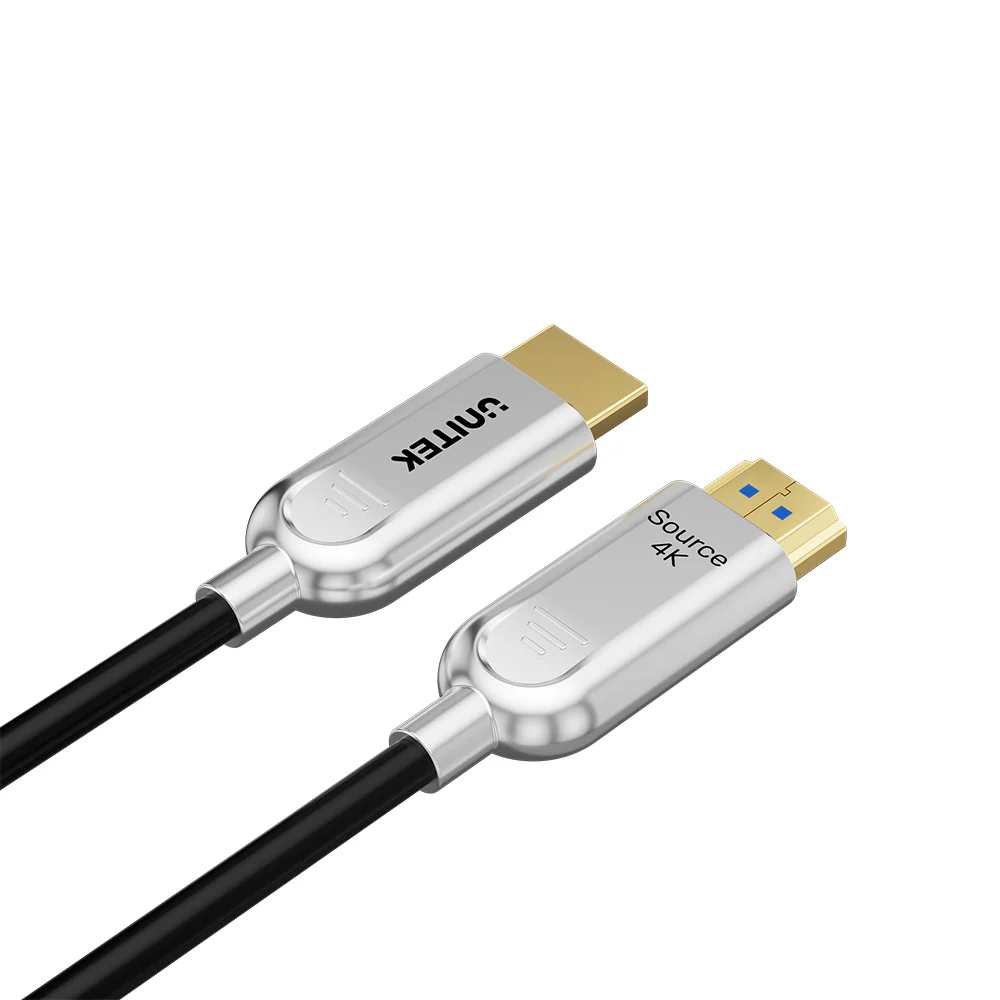 UNITEK 4K Fiber Optic HDMI Cable 4K@60Hz HDR, ARC, HDCP 2.2 for Long ...