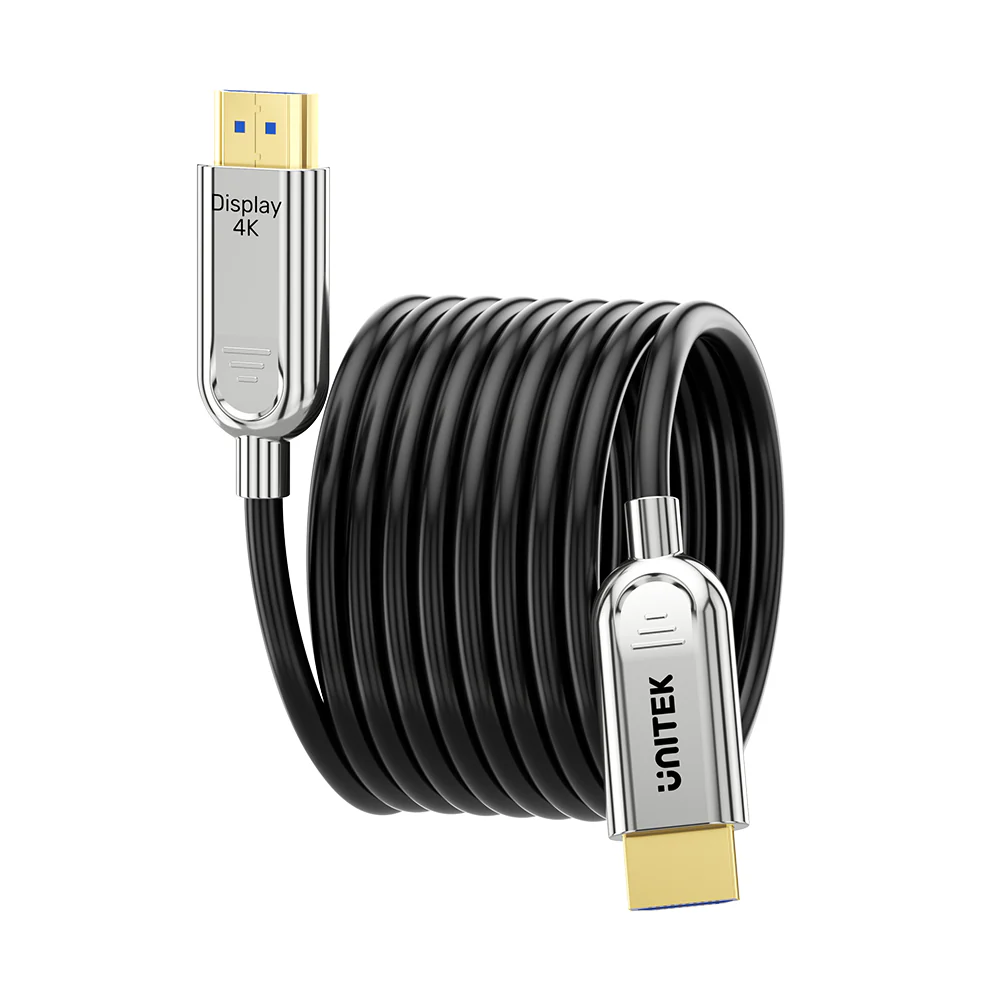 UNITEK 4K Fiber Optic HDMI Cable 4K@60Hz HDR, ARC, HDCP 2.2 for Long ...
