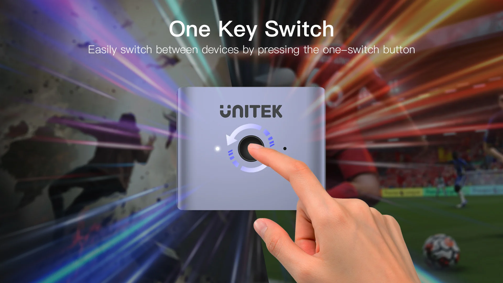 UNITEK 8K HDMI 2.1 Bidirectional Switch 2-In-1 And 1-In-2 8K@60Hz 4K@120Hz
